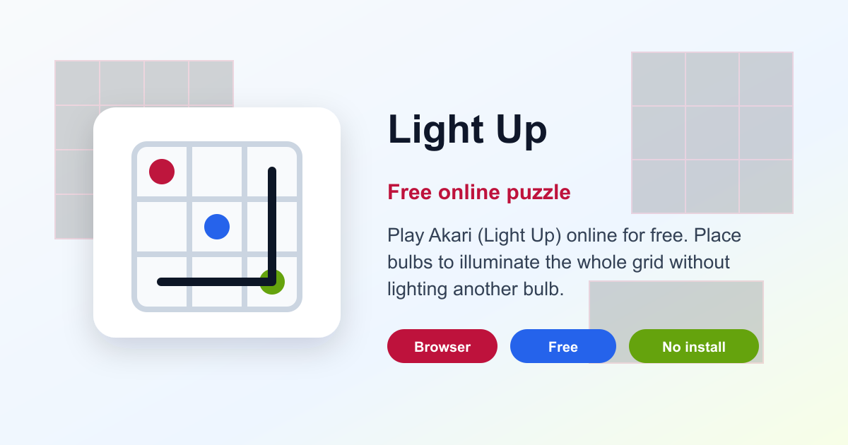 Light Up (Akari) - Free Online Puzzle Game